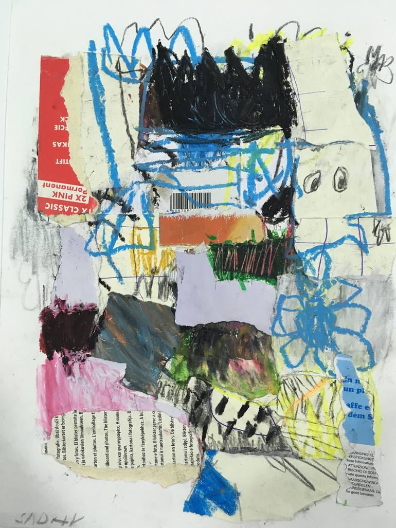 Don’t go Collage by Anna Sadzik | Saatchi Art