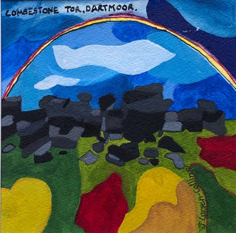 Combestone Tor Painting by J Larsen-Collinge | Saatchi Art