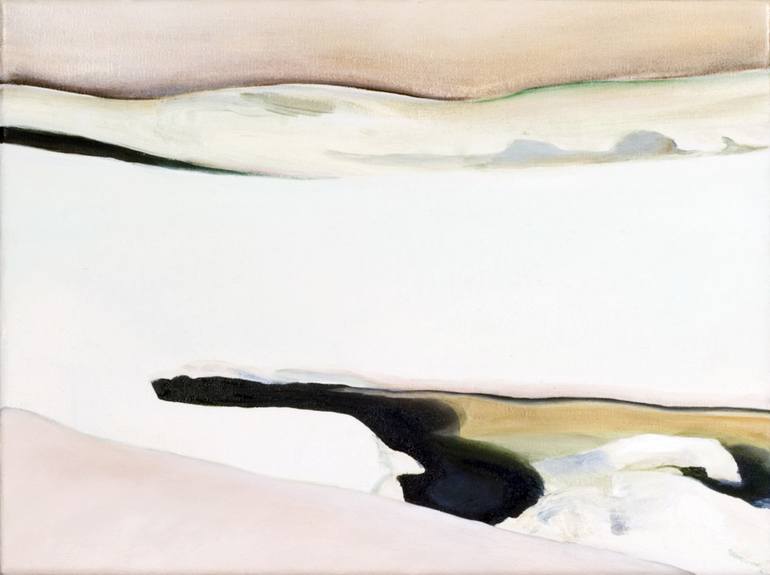 Snow Hole Painting by Ruth Wetzel | Saatchi Art