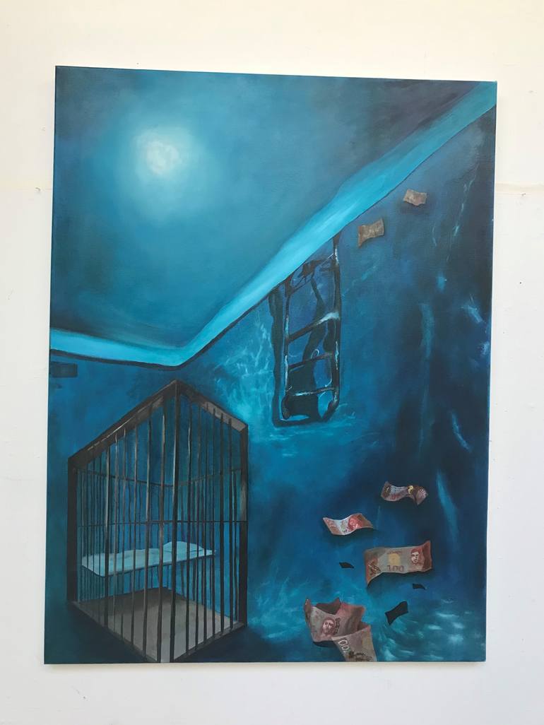 Ripple effect Painting by Tracy Hay | Saatchi Art