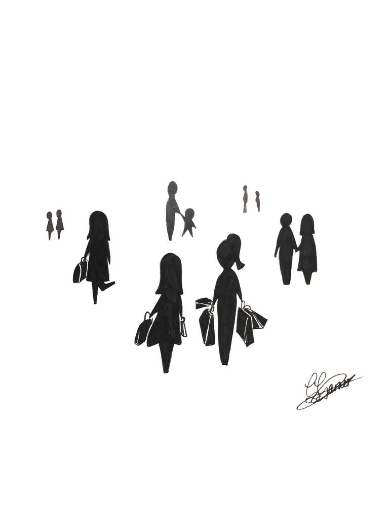 I Didn't Spend much Drawing by Gemma Garner | Saatchi Art