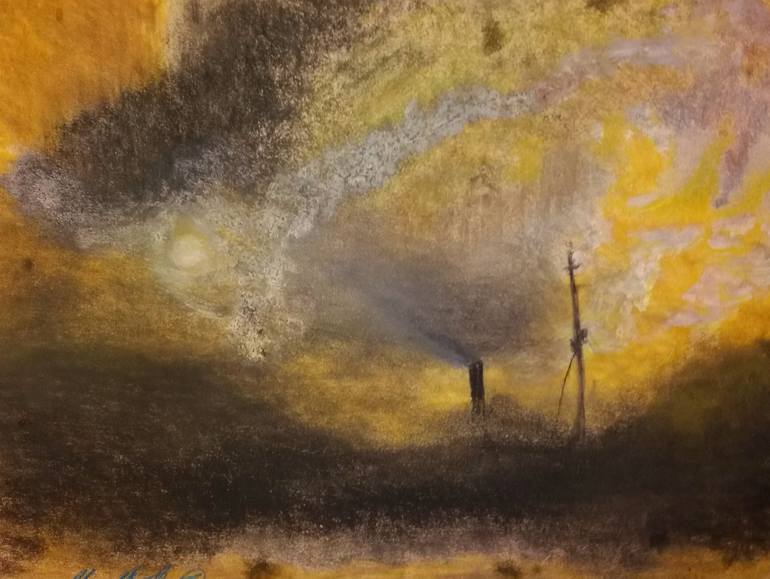 A dark Situation Painting by Joe Scotland | Saatchi Art