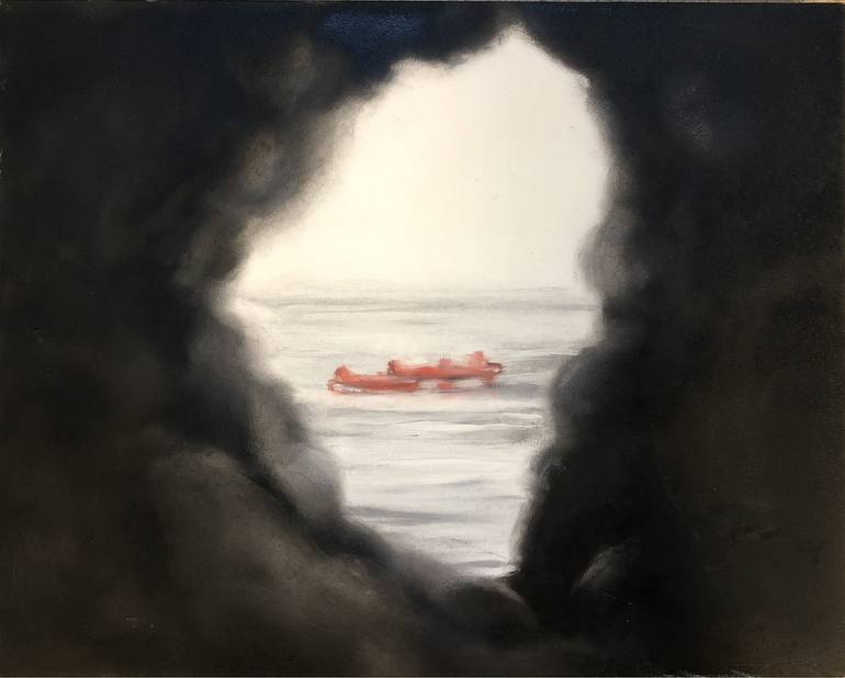 Raft Painting by Lynne McDaniel | Saatchi Art