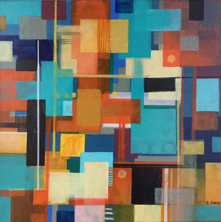 “Color exercise” Painting by Dana Andreea Coatu | Saatchi Art