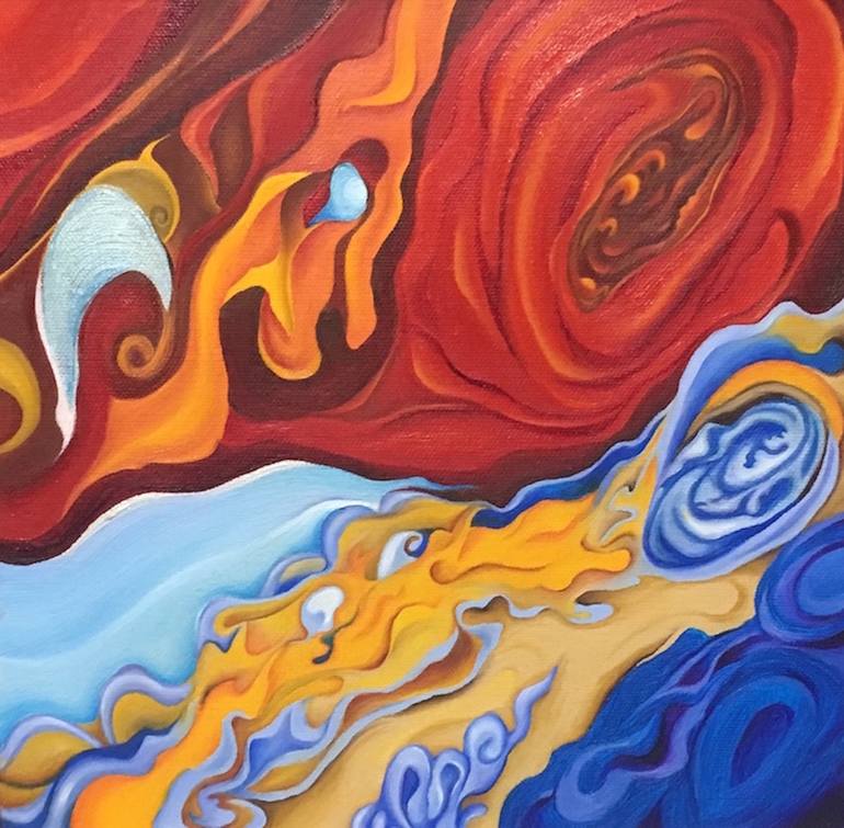 Jupiter Painting by Corry Chapman | Saatchi Art