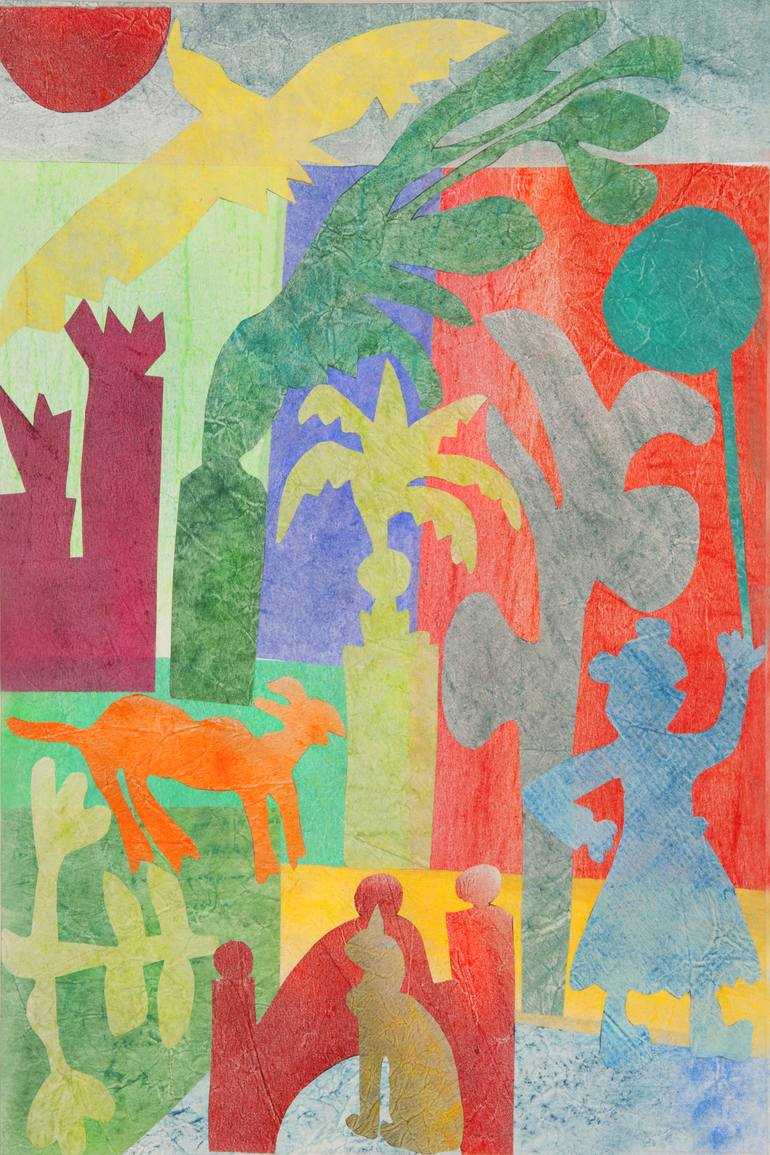 The Magician Collage by Rachel Lever | Saatchi Art