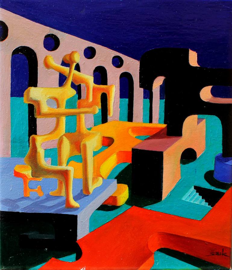 Two on sunset Painting by Stoyan Zikov | Saatchi Art