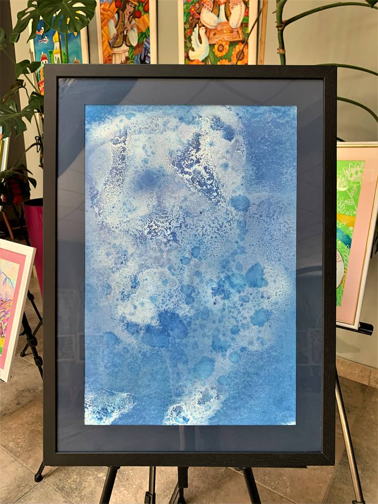 Сerulean azure Painting by HAGEL ART | Saatchi Art
