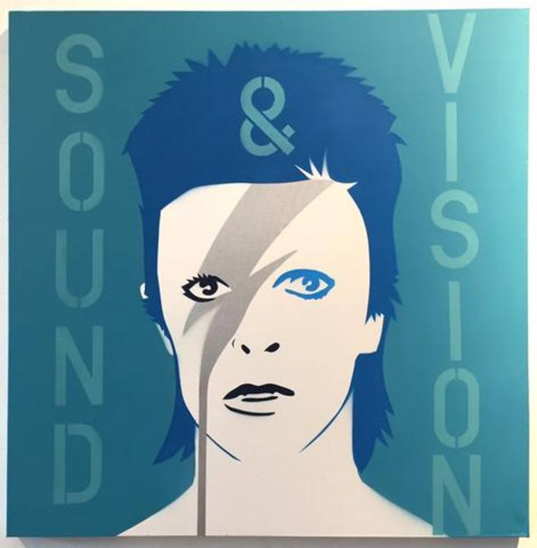 A Lad Insane Sound & Vision Painting by Pure Evil | Saatchi Art