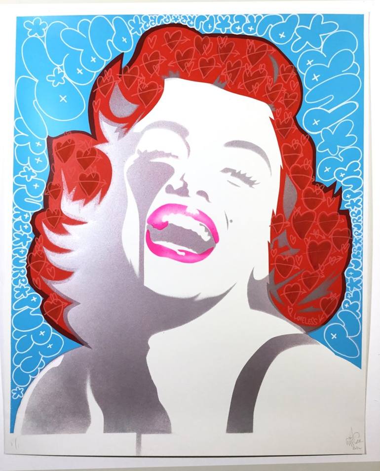 Screaming Marilyn - Loveless - Limited Edition 1 of 1 Printmaking by ...