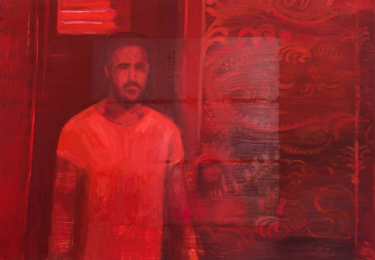 Red turmoil Painting by Marta Balla | Saatchi Art