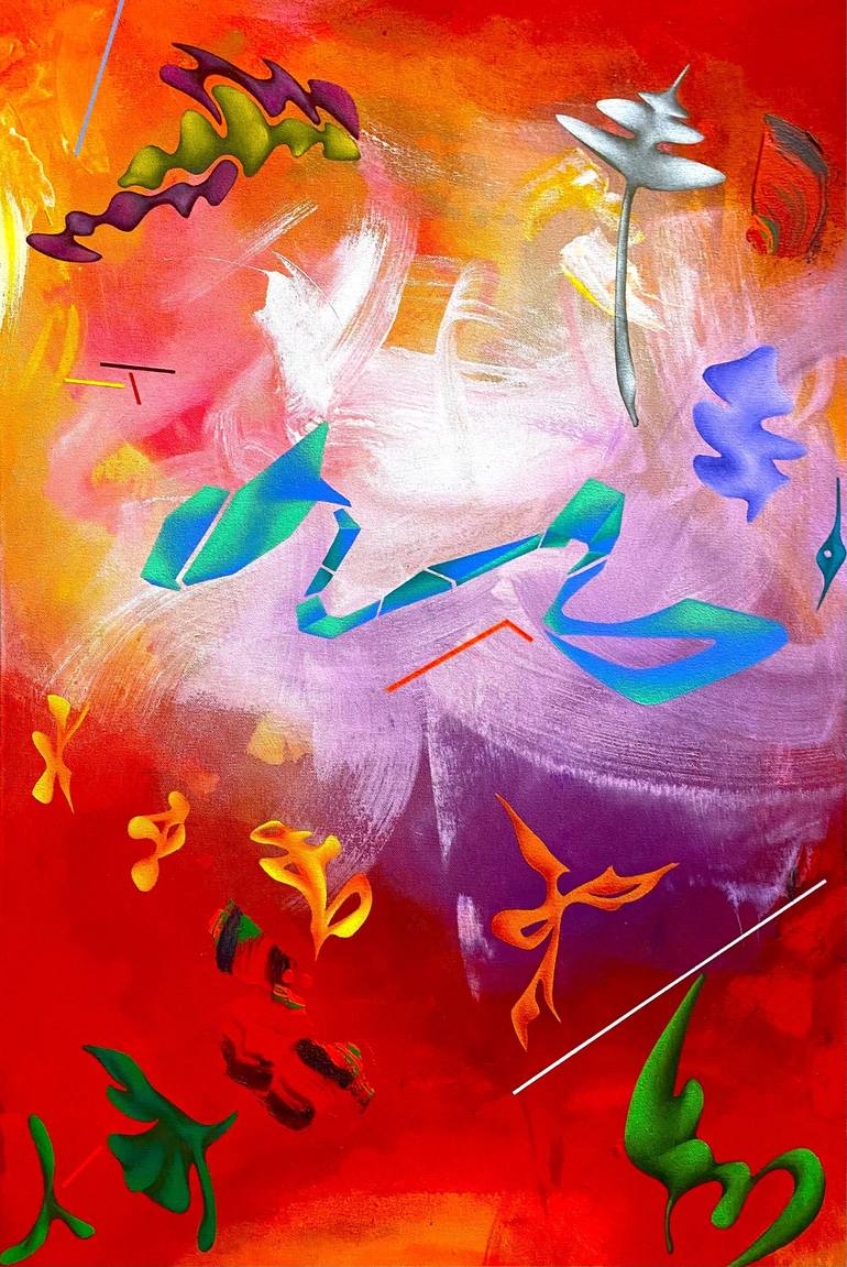 Life Dance of Autumn Painting by Bing Liu | Saatchi Art