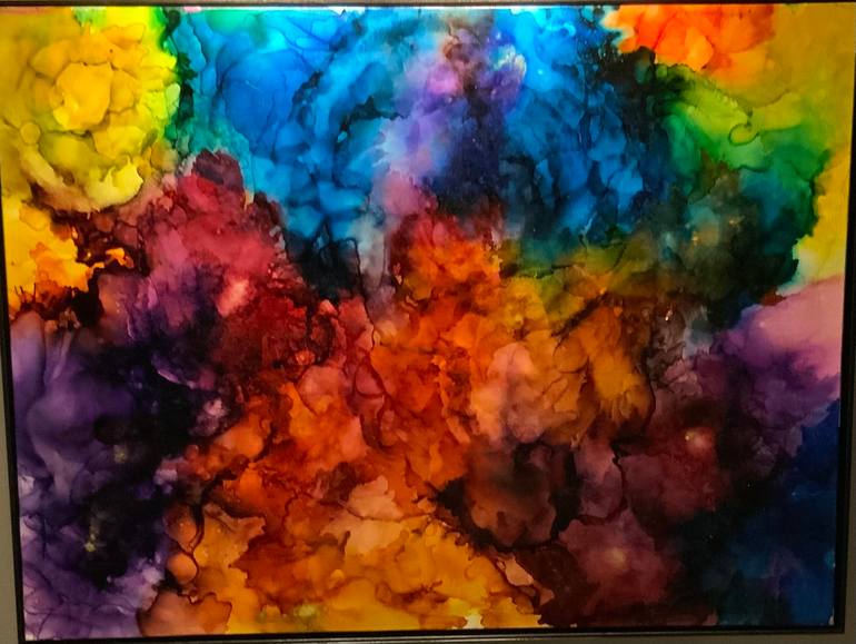 Bursting Painting by Joseph Skarzynski | Saatchi Art