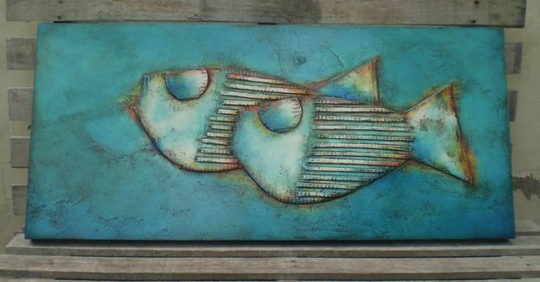 Side by Side Painting by Objeto de Autor | Saatchi Art