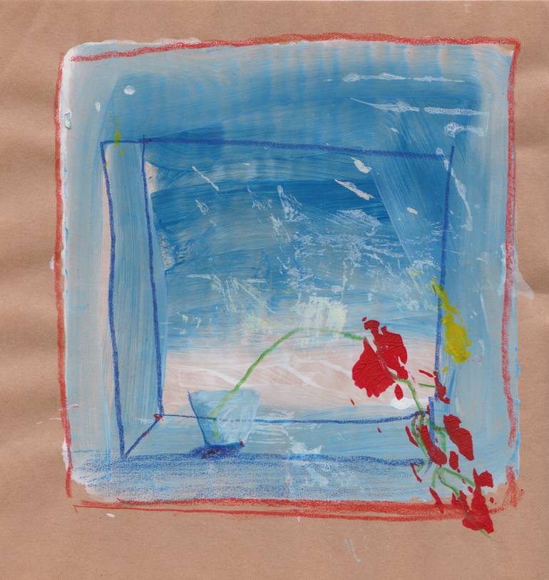 Vomit Flower Drawing by Jelena Goricki | Saatchi Art