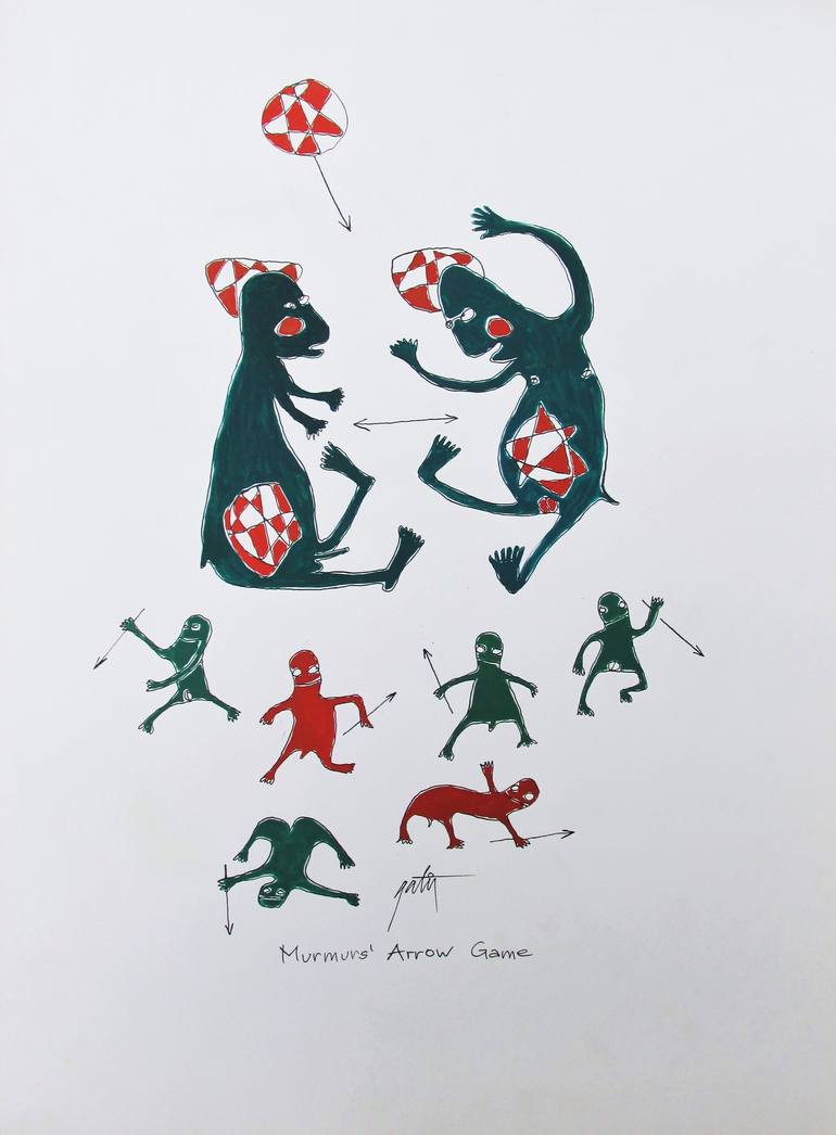 Murmurs Arrow Game Drawing by Marshmellow QoP | Saatchi Art
