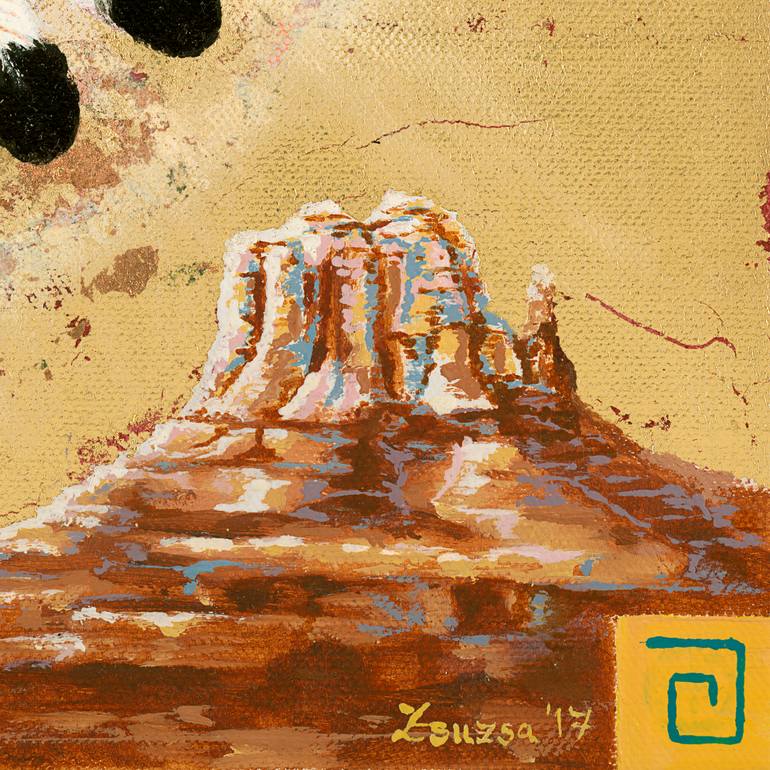 Troubled Sun Painting by Zsuzsanna Rossetter | Saatchi Art