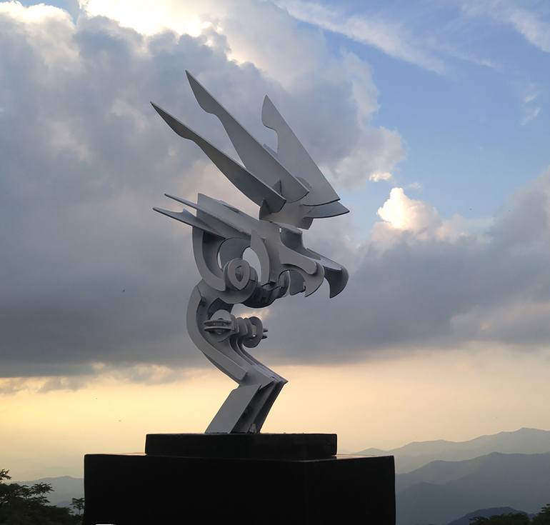 Accipiter (the Hawk) Sculpture by David Sheldon | Saatchi Art