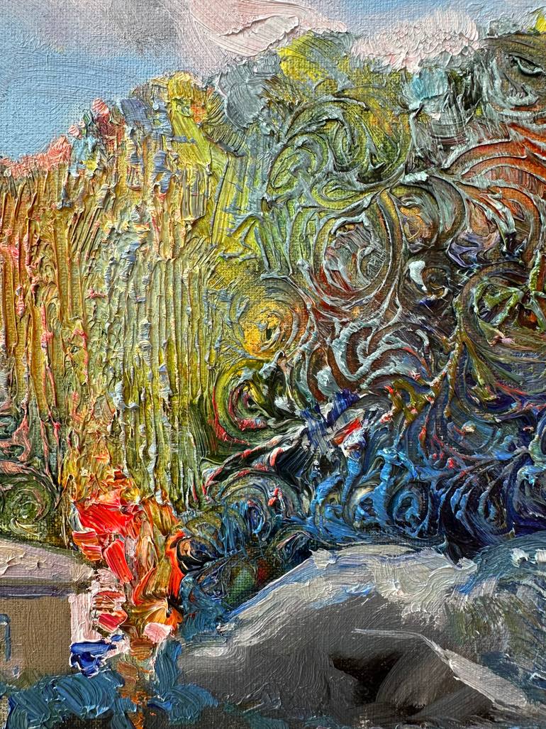 Stockholm Fortress Kastellet Painting by Khanlar Asadullayev | Saatchi Art