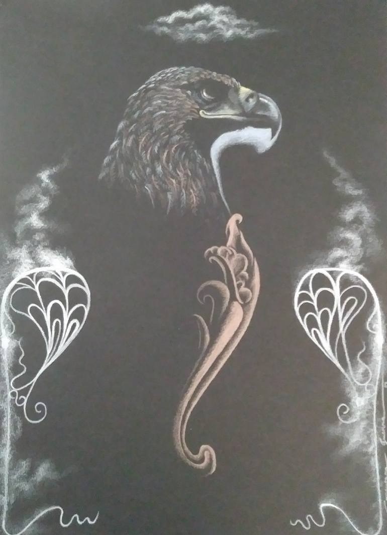 Over the clouds Drawing by Stanley Consuegra | Saatchi Art