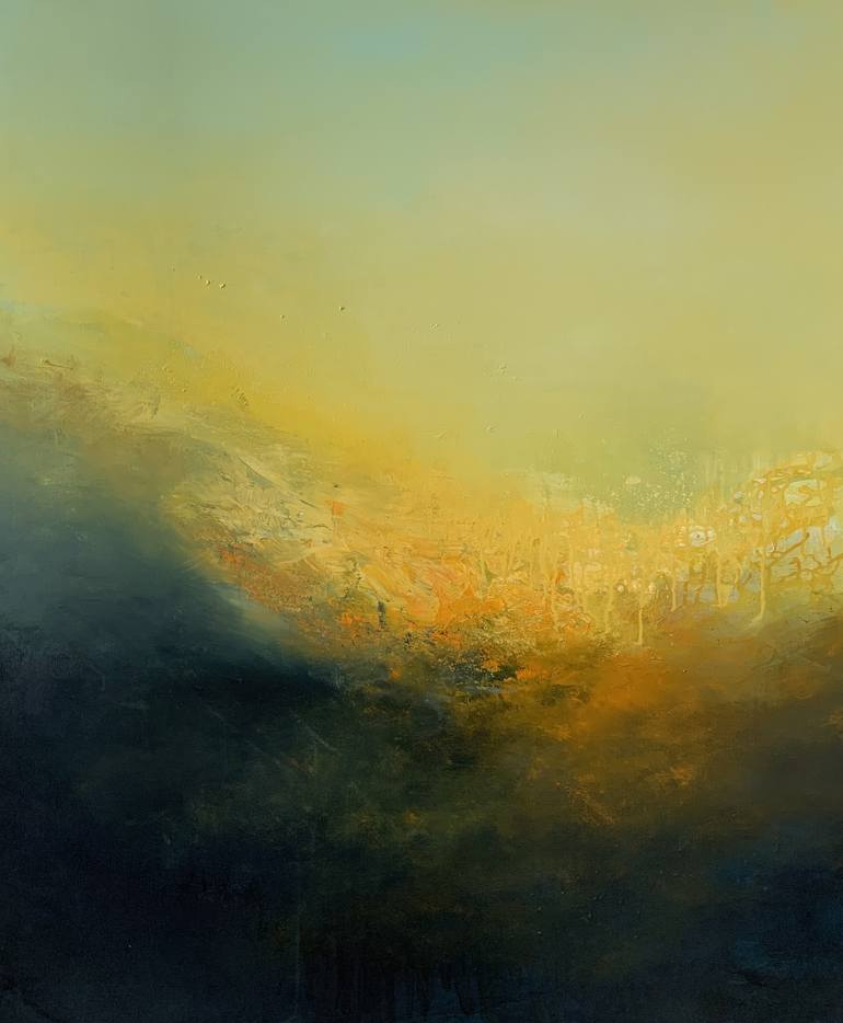 Transfiguration Painting by Kris Ancog | Saatchi Art