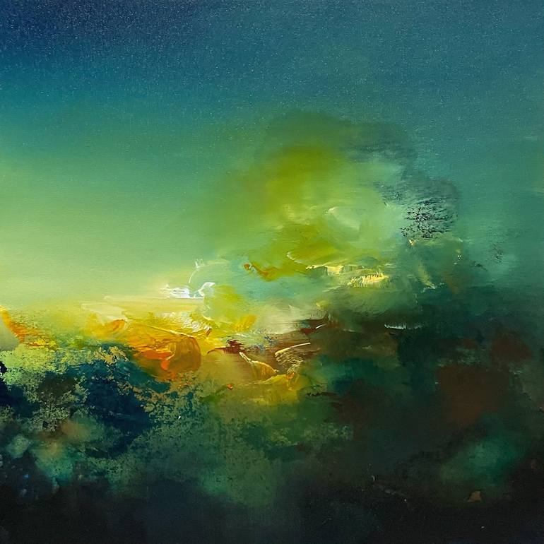 Sacred Realm 38 Painting by Kris Ancog | Saatchi Art