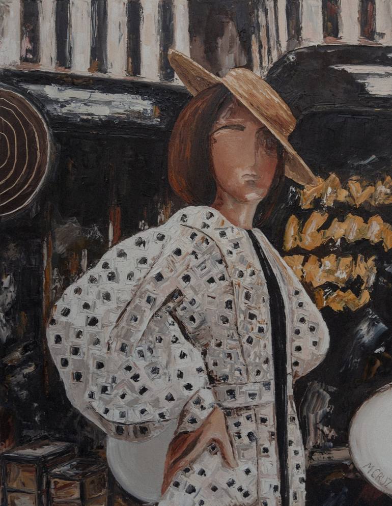 Gabrielle Painting by Margarita Cruz | Saatchi Art