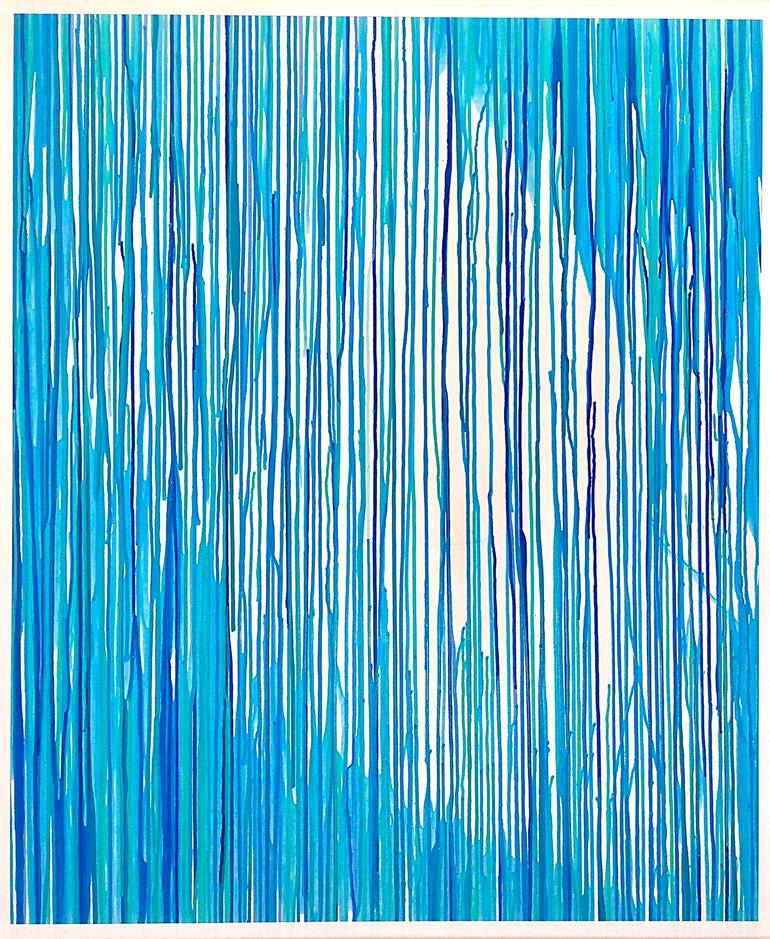 Abstract lines #3 Painting by Adrian Flanagan | Saatchi Art