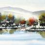 September In New Mexico - Original Watercolor Painting Painting by ...
