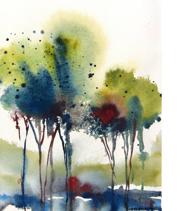 Little Grove 3 Painting by Charles Ash | Saatchi Art