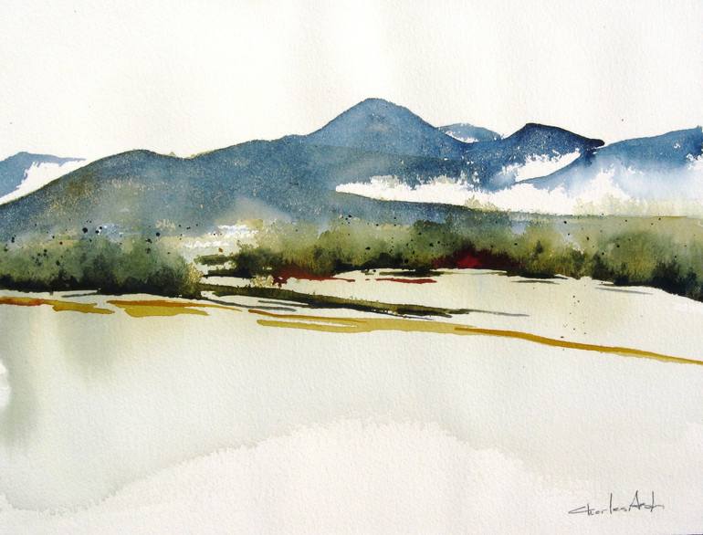 Northern Sangre De Cristos - Original Watercolor Painting Painting by ...
