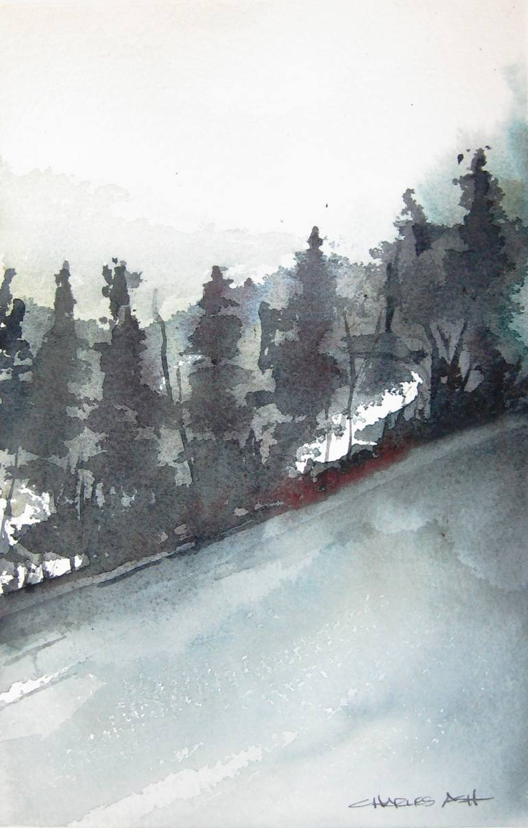 Forest Glade Painting by Charles Ash | Saatchi Art