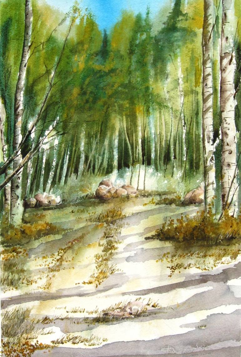 At The Ranch Painting by Charles Ash | Saatchi Art