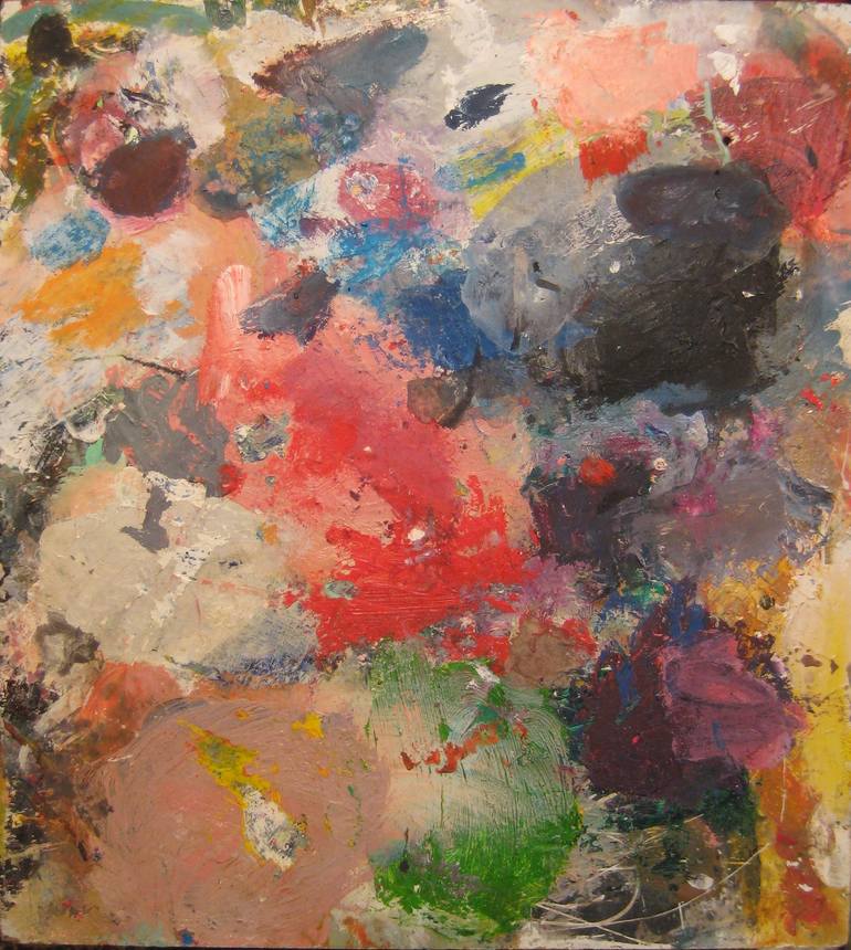 Abstract colorful composition Painting by Dragan Cvetkovic Cvele ...