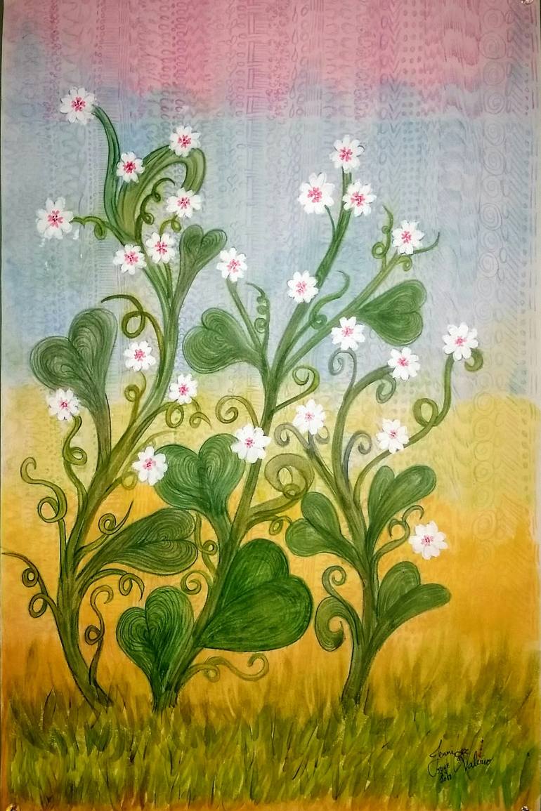 Love is in Nature Painting by Jennifer Rickard | Saatchi Art