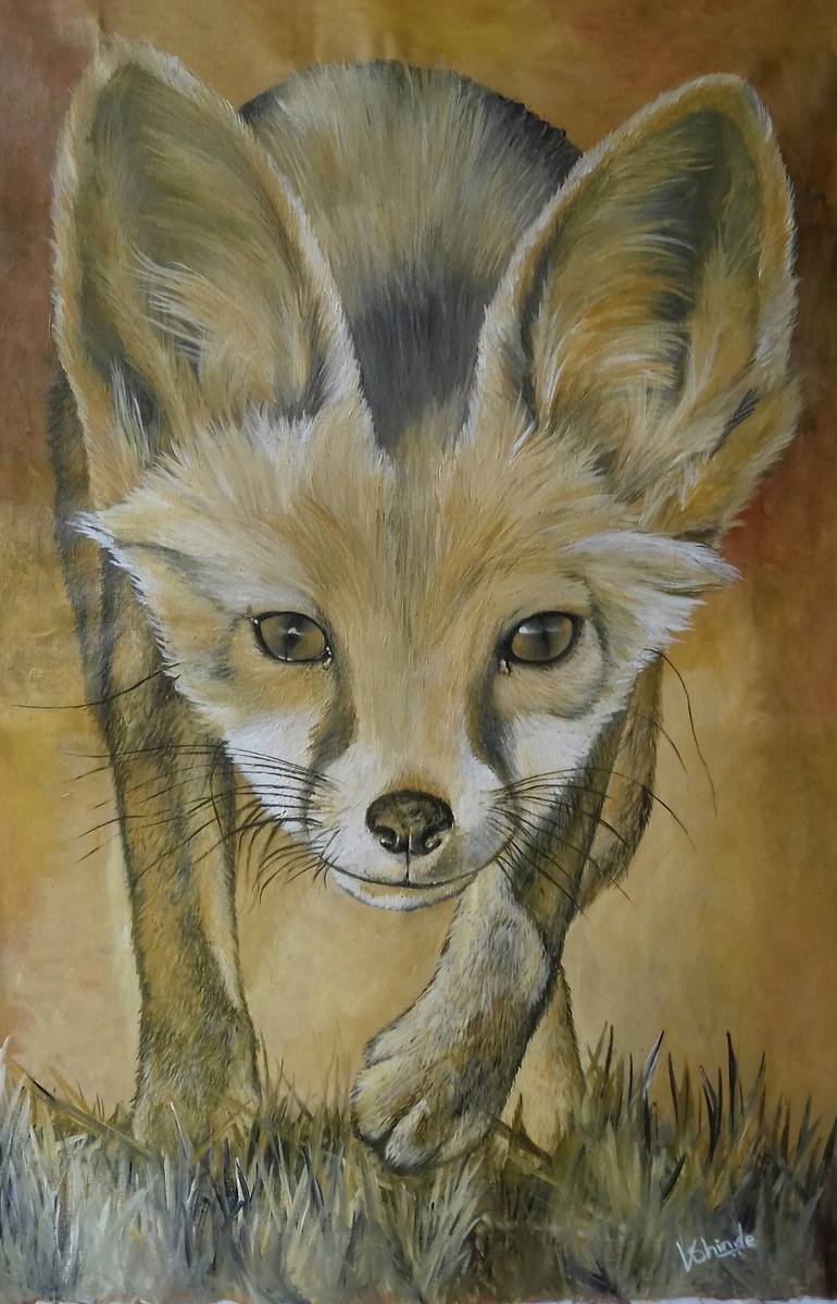 The Predator Painting by Vijay Shinde | Saatchi Art