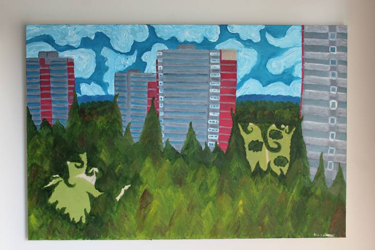 Home Painting by djordje dojcinovic | Saatchi Art