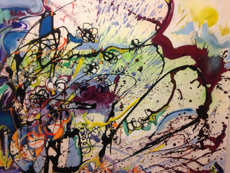 In light of a Moon Painting by Zoe Ellenberg | Saatchi Art