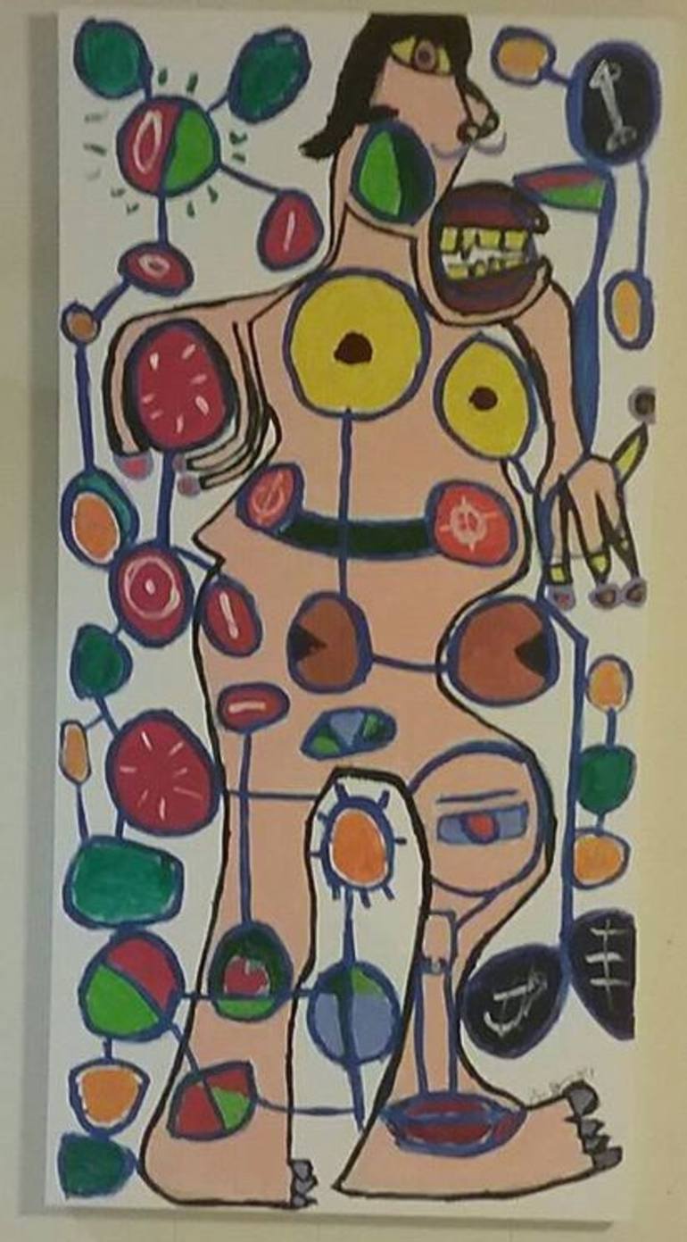 The strongman worked through his insecurities Painting by Steve Denton ...