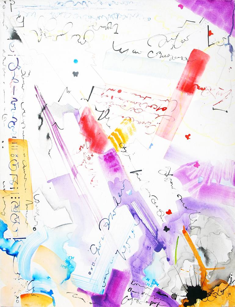 The Cloud Diary Painting by Elena Dushkevich | Saatchi Art