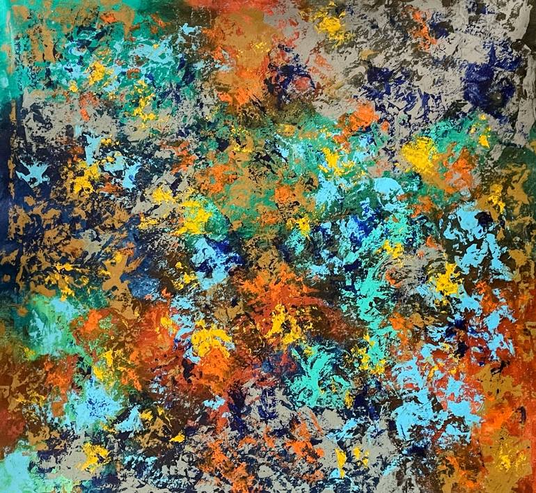 Floral Carpet Painting by Premila Singh | Saatchi Art