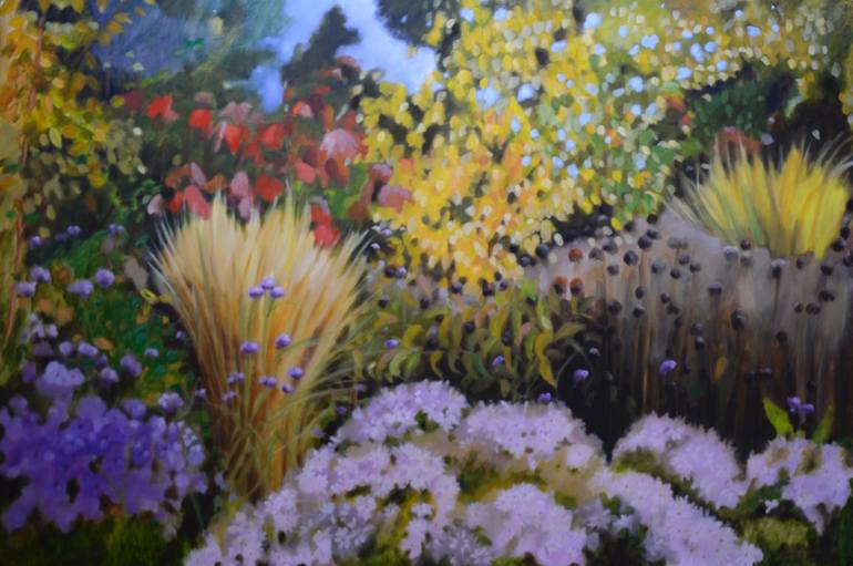 Wilderness Garden Painting by Shaz Rhodes | Saatchi Art