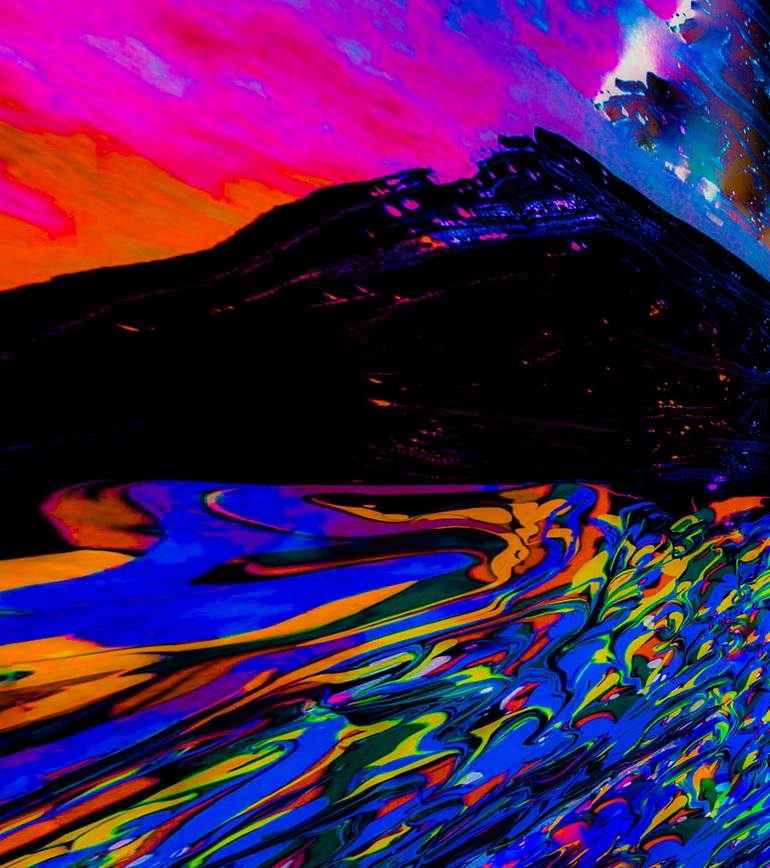 Fanciful Fluidity Drawing by Cliff Holt | Saatchi Art