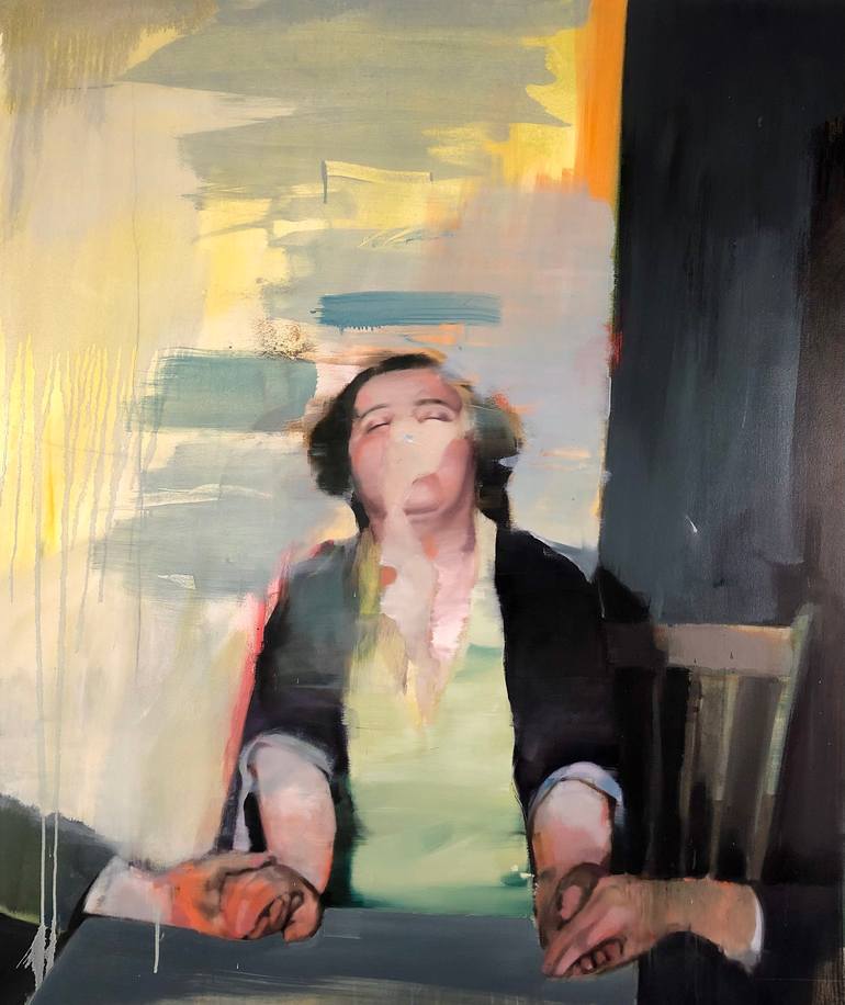 The Shape of an Absence Painting by Doug Thoms | Saatchi Art