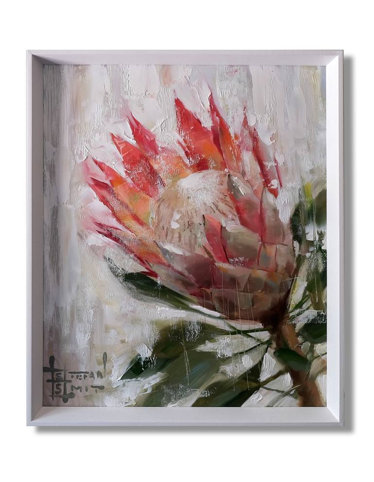 King Protea 1 Painting by Stefan Smit | Saatchi Art