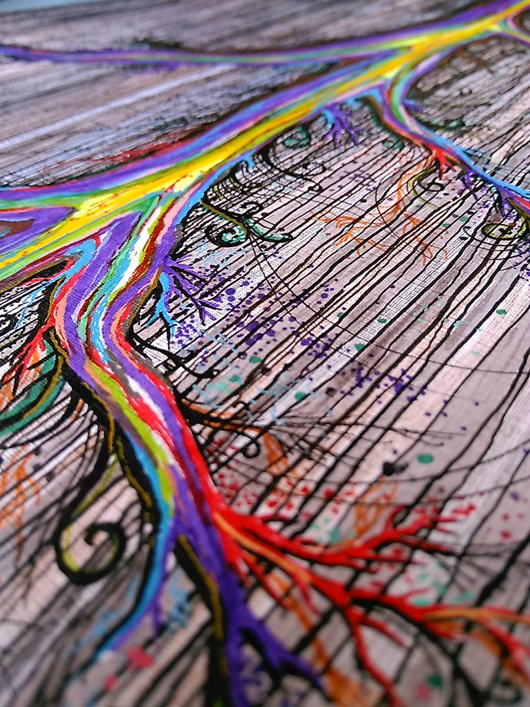Timelines Drawing by jane gomez | Saatchi Art