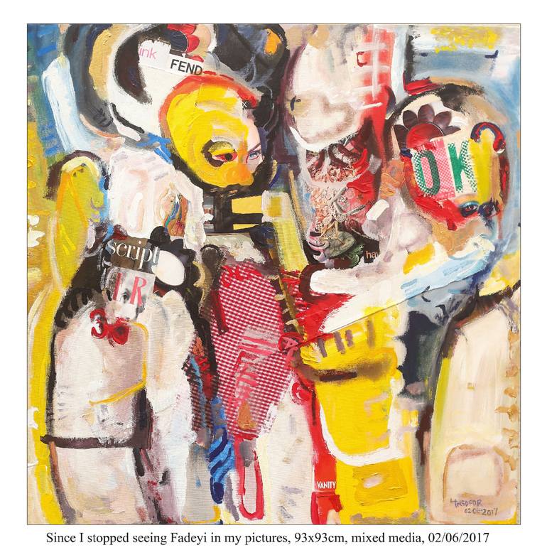 Since I stopped seeing Fadeyi in my pictures Painting by Anthony Nsofor ...