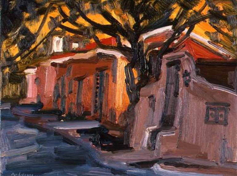 Asequia Madre, Santa Fe, New Mexico Painting by Ilya Lerner | Saatchi Art