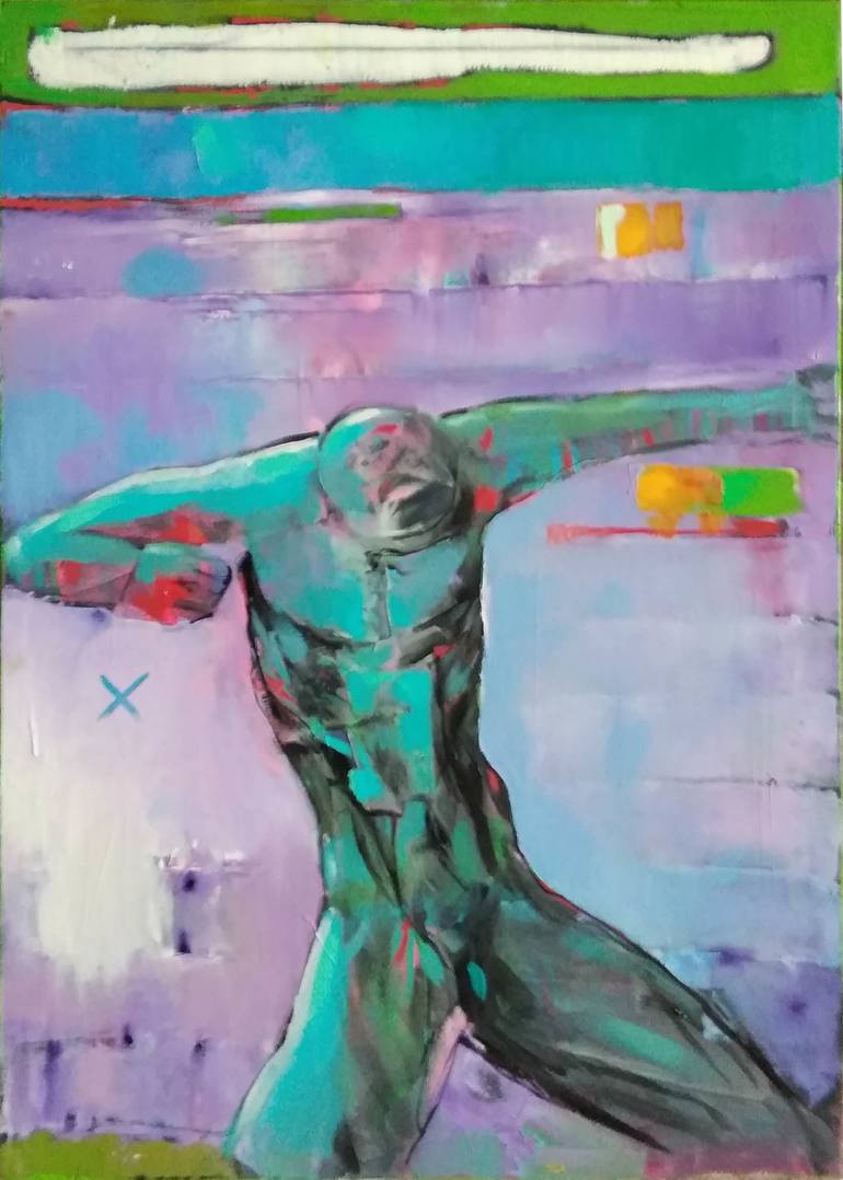 Agitated Painting by Piotr Gola | Saatchi Art
