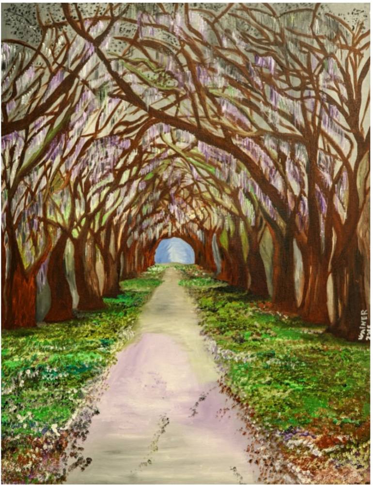 Savanna Alley Painting by Alexandra Wainer | Saatchi Art